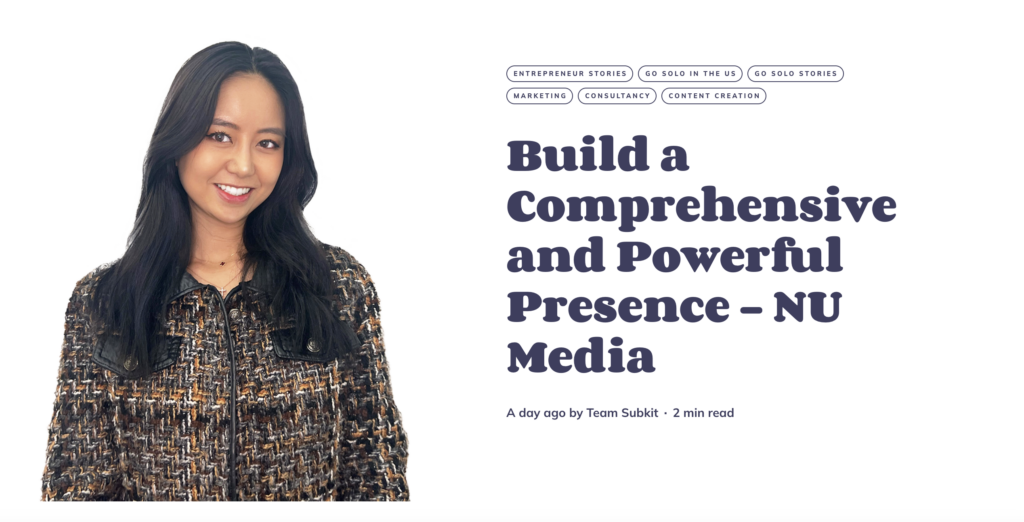 Build a Comprehensive and Powerful Presence - NU Media - NU Media
